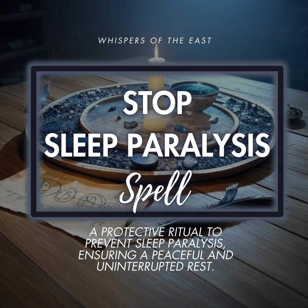 Sleep Paralysis Stop Spell: Personalized Protection Ritual (PDF Includ ...